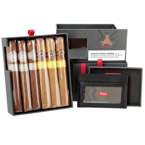 Montecristo 12-Cigar Sampler with Tumi Wallet
