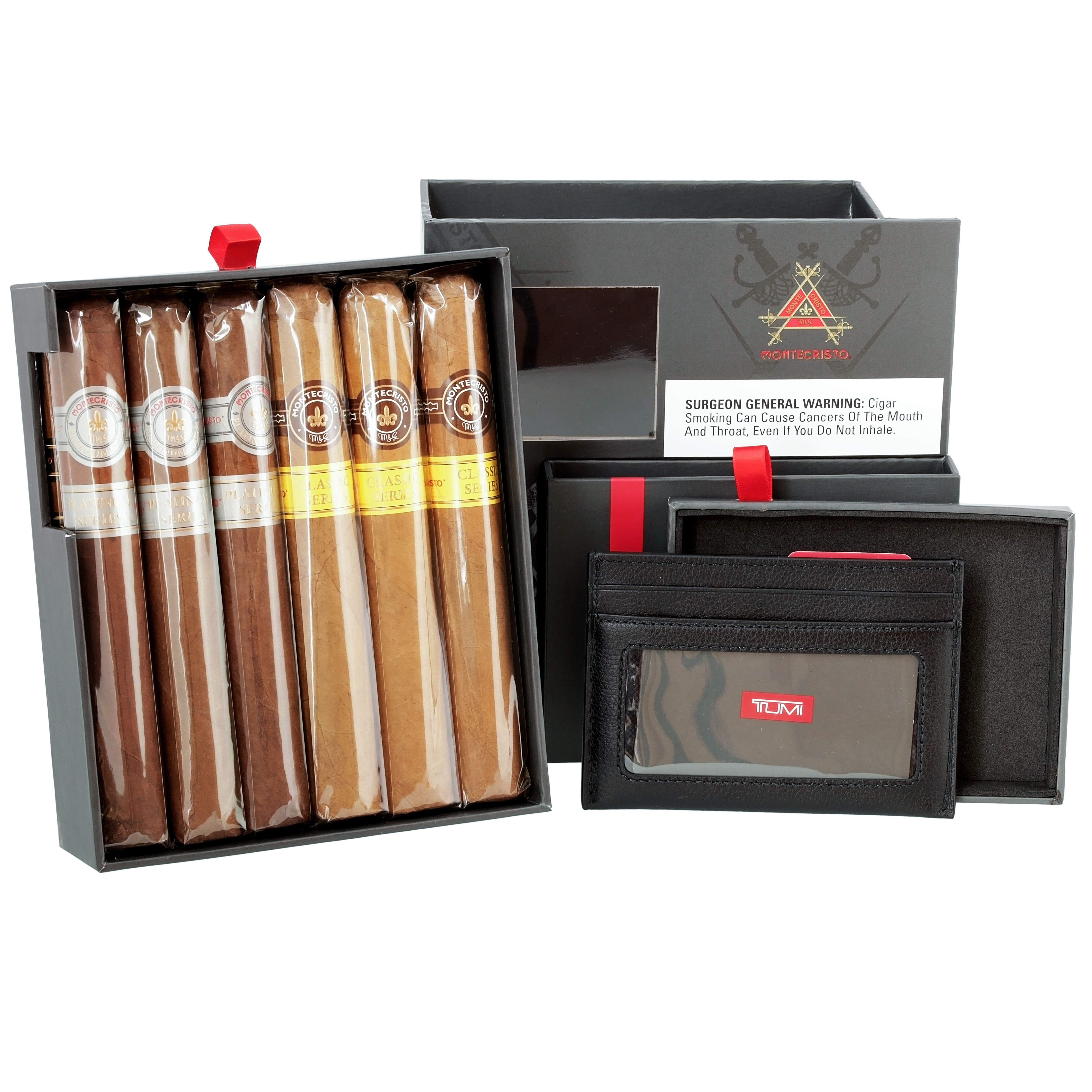 Montecristo 12-Cigar Sampler with Tumi Wallet