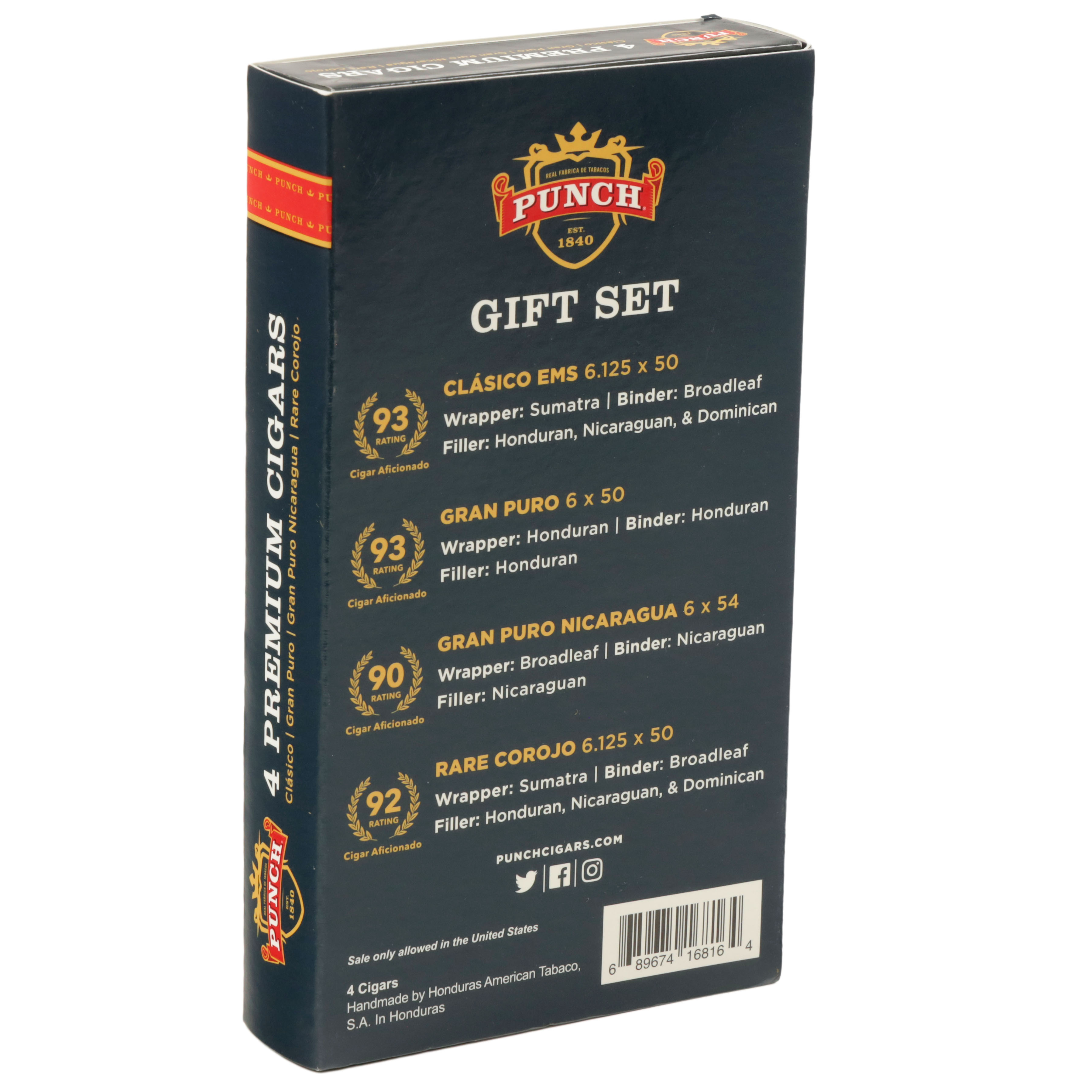 Punch Holiday 4-Cigar Sampler