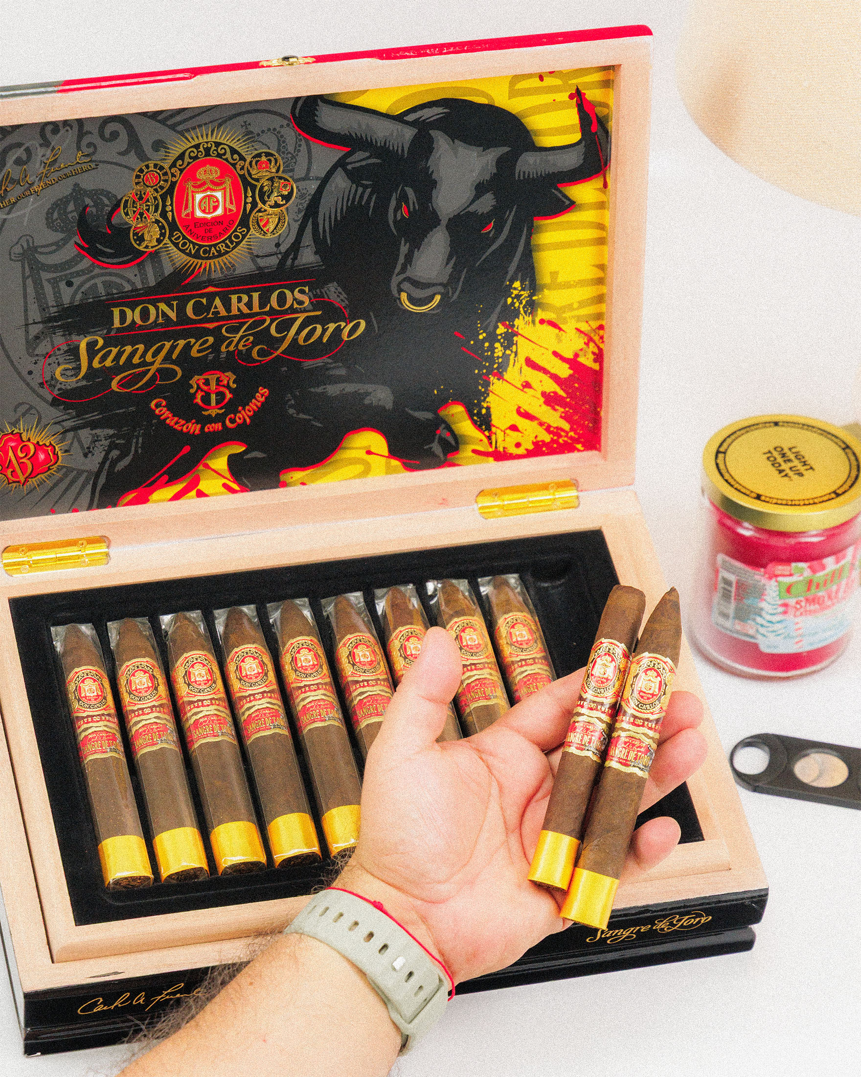 Don Carlos Sangre de Toro Raging Bull 5"7/8 * 55